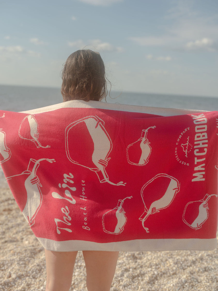 Matchbook x Lin Beach House Beach Towel – mdcdropshop